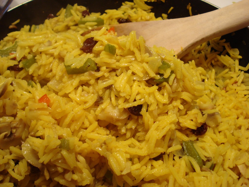 Curried Rice Recipe - Cat Can Cook