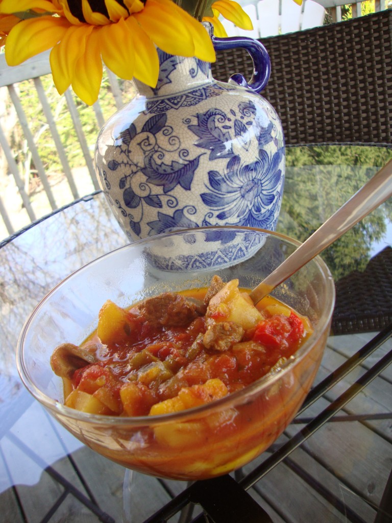 Jamaican Beef and Mango Stew - Cat Can Cook
